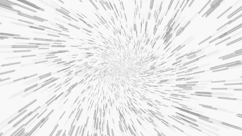 Large Vortex Effect Fast Moving Light on White Background Abstract ...