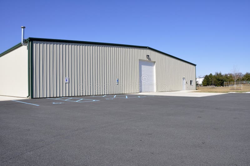 Warehouse garage stock image. Image of unloading, three - 8652095