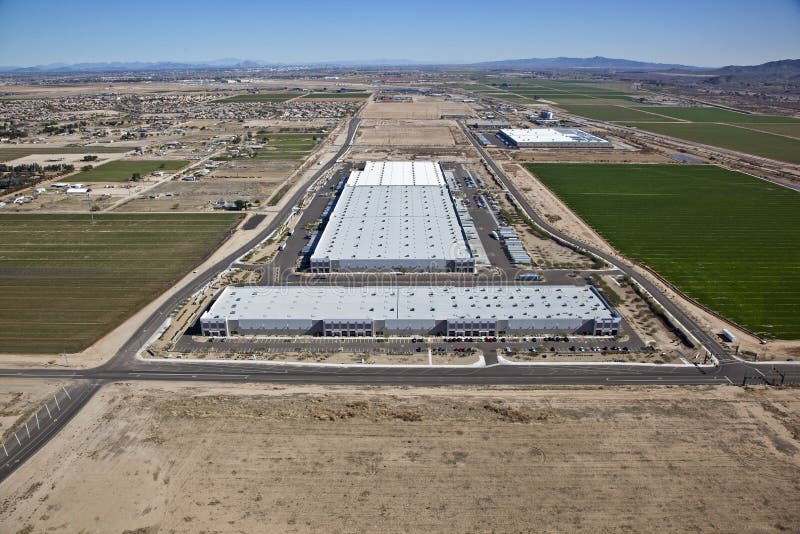 Large Distribution Warehouse Stock Photo - Image of access, building ...