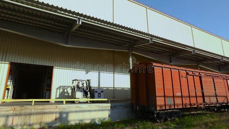 Big Warehouse, Forklift Operator, Operational Safety Stock Video ...