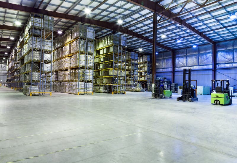 Large Warehouse Interior stock photo. Image of ware, mass - 2685970