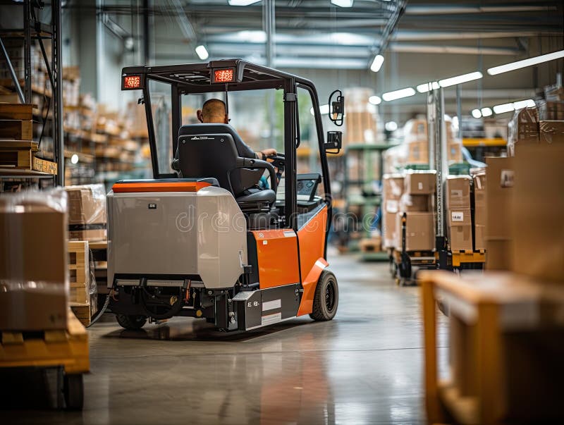 A Large Warehouse Where Various Products are Stored, a Large Store and ...