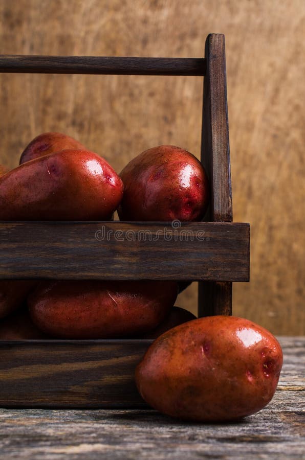 Large washed potatoes stock photo. Image of selection - 102406408