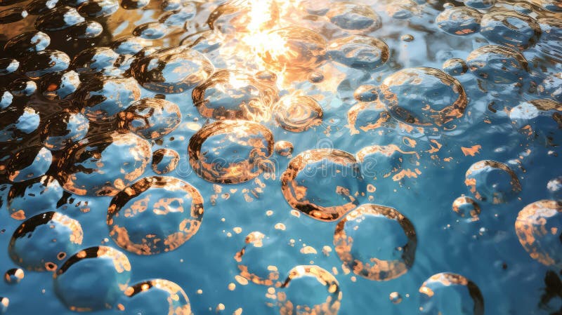 Large water bubble pattern stock illustration. Illustration of fluid ...