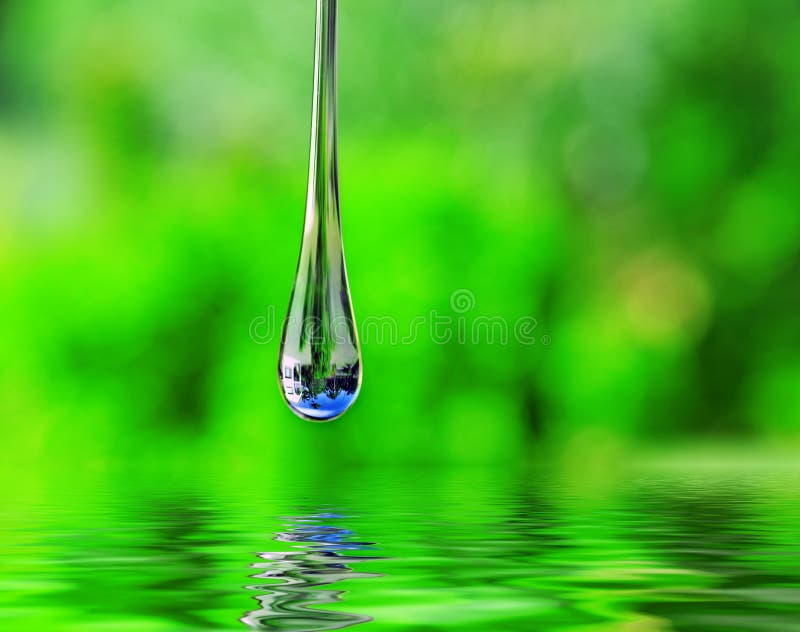 Large water drop stock image. Image of drop, liquid, abstract - 6926781