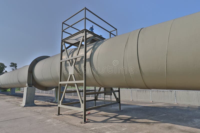 Large Water Pipes at Hk 12 May 2019 Stock Photo - Image of water ...