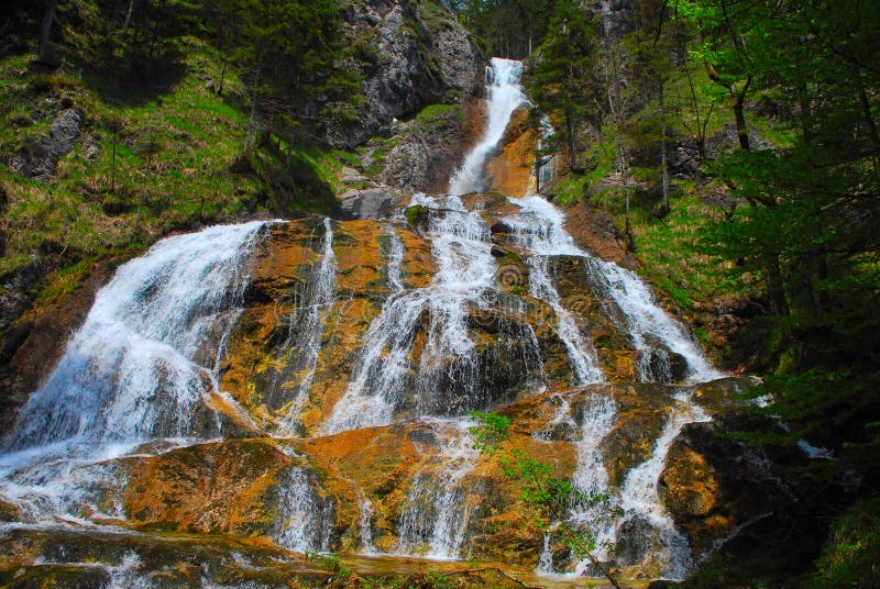 Large waterfall stock image. Image of river, environment - 22826473