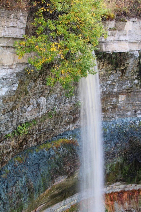 Large Waterfall after Heavy Rainfall Stock Image - Image of flow ...