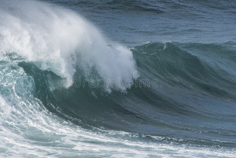 Large wave breaking stock image. Image of wave, ocean - 54500885