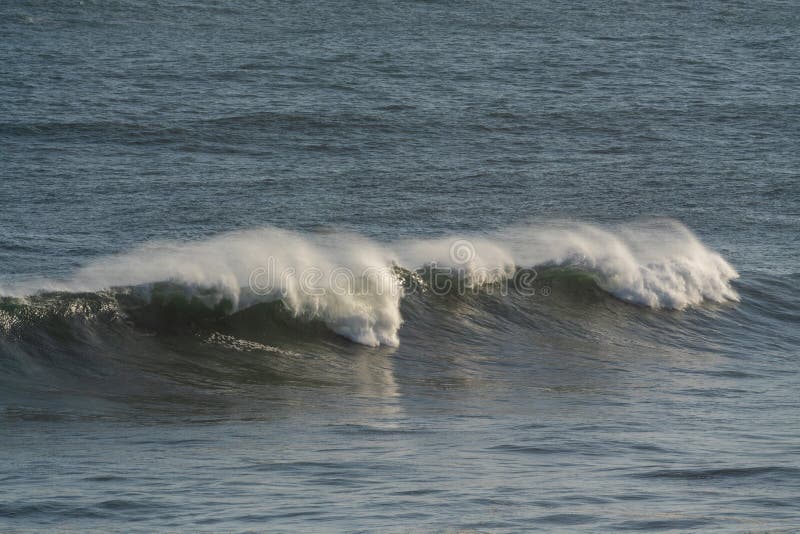 Large Waves Breaking in the Open Ocean during a Tropical Storm Stock ...