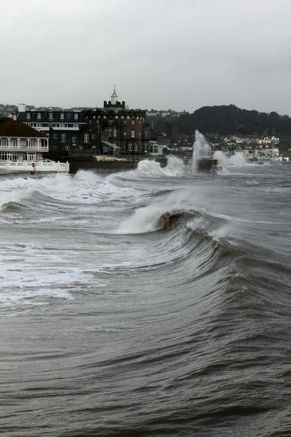 Large Waves on the Coast editorial stock photo. Image of england - 37523643