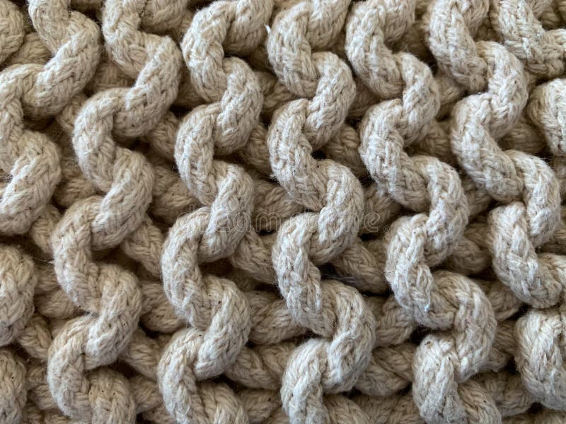Large Weaving from Natural Beige Thread. Wallpaper. Stock Photo - Image ...