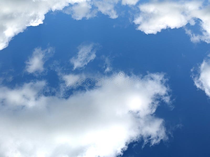 Large Whiite Clouds in the Sky As Background Stock Image - Image of ...