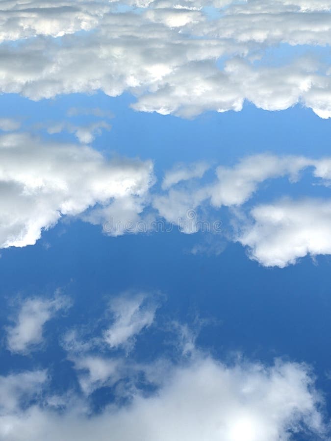 Large Whiite Clouds in the Sky As Background Stock Image - Image of ...