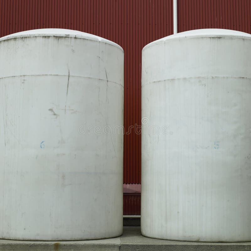 Large white barrels stock photo. Image of container, edge - 36777686