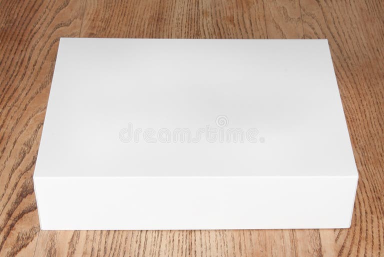 Large White Box on the Table Stock Photo - Image of package, packaging ...