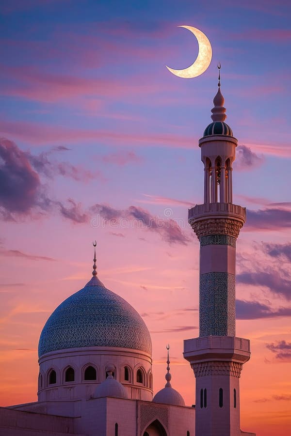 A Large White Building with a Crescent Shape on Its Roof, Suitable for ...