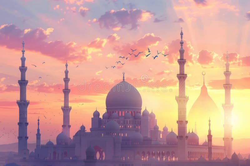 A Large White Building with Numerous Spires, Suitable for Architectural ...