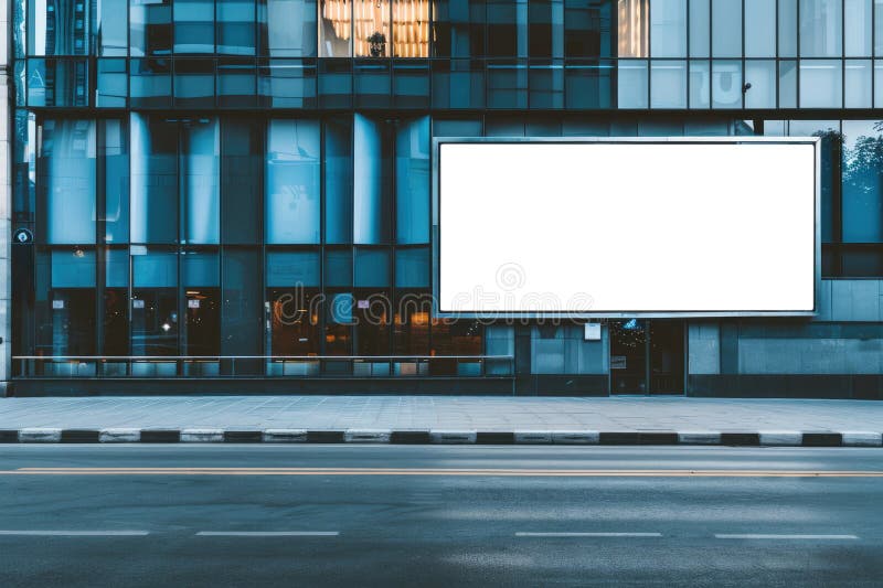 A Large White Building with a Large White Sign on it by AI Generated ...