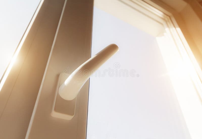 A half-open window stock image. Image of opened, glazed - 145172249