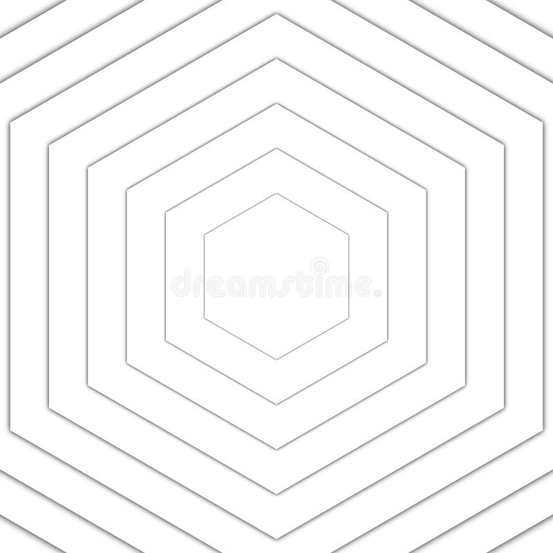 Large White Shapes Abstract Background Illustrations Stock Illustration ...