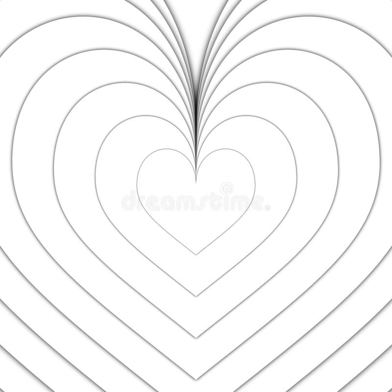 Large White Shapes Abstract Background Illustrations Stock Illustration ...