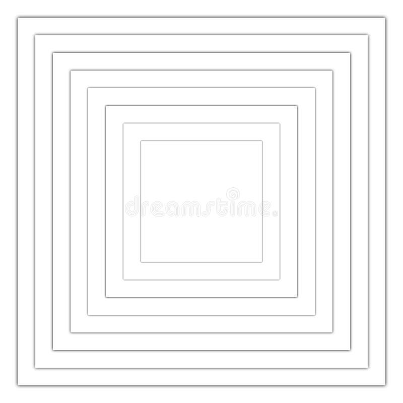 Large White Shapes Abstract Background Illustrations Stock Illustration ...