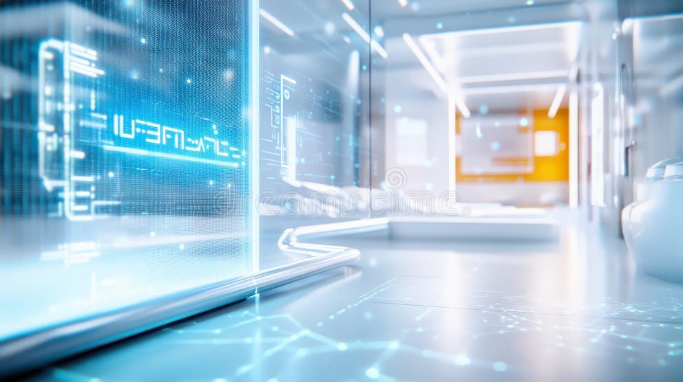 Large White Sphere in Minimalist Room, Study in Contrast and Form Stock ...