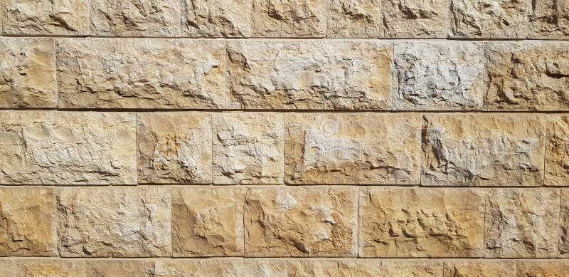 Large White Stone Brick Pattern Stock Image - Image of brick, large ...