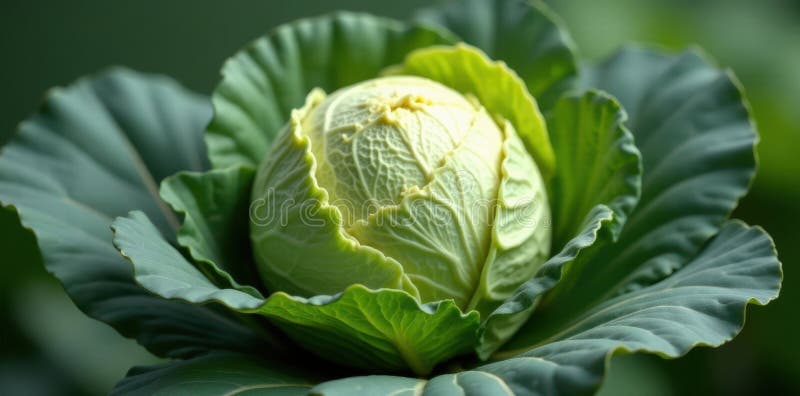 Large Whole Cabbage with Empty Sign, Simple Setting, Advertising ...