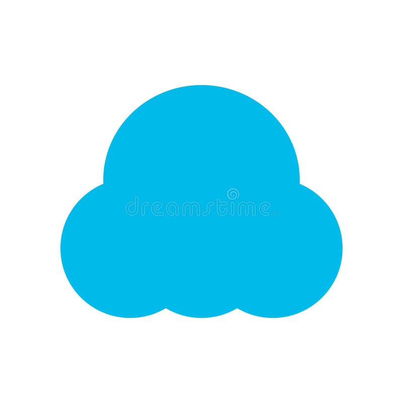 Large Wide Cloud with an Empty Background on the Inside of it. Stock ...