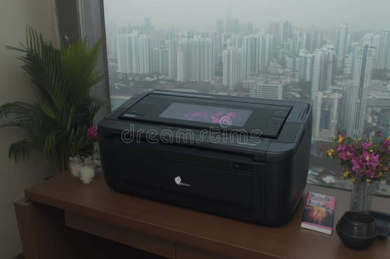 A Large, Wide Digital Inkjet Printing Machine in Operation. Utilizes ...