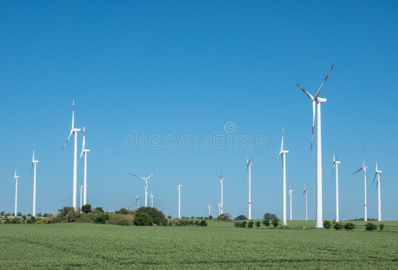 Large wind turbine stock image. Image of mill, efficient - 3361557