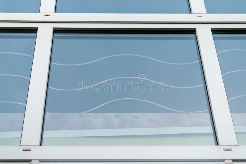 Large Window Bottom View Perspective Distortion Stock Photo - Image of ...