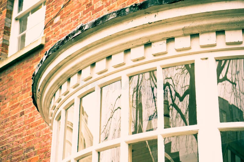 Round Window in Brick Tower Stock Image - Image of architecture ...