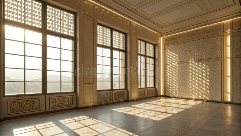 Large Windows Allow Natural Light To Filter in Illuminating the ...