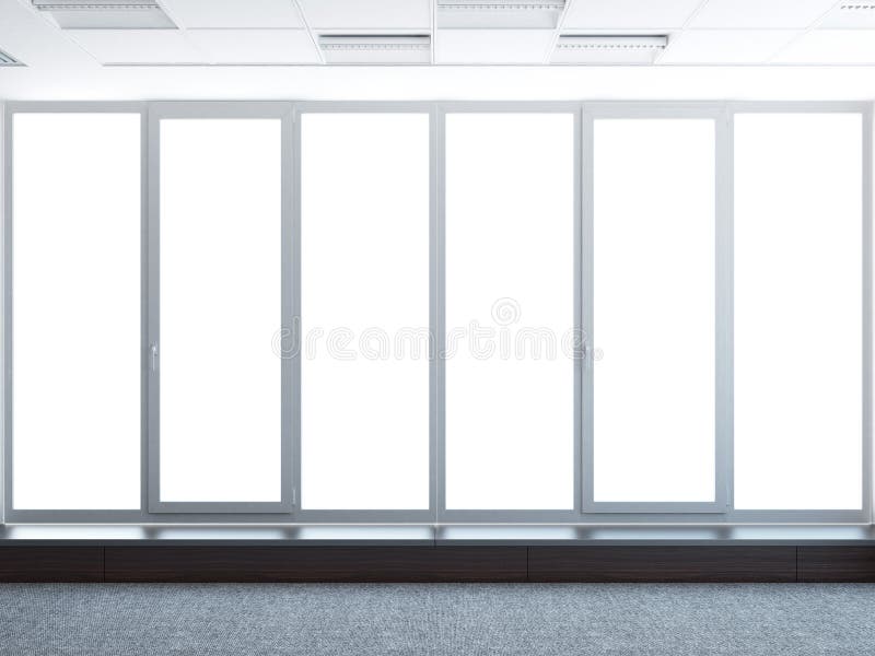 Large windows stock illustration. Illustration of generated - 33249273