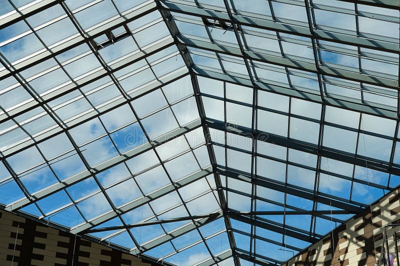 Large Windows of the Modern Building Stock Photo - Image of huge, home ...