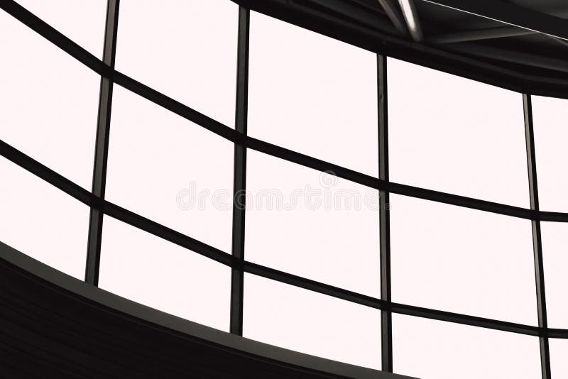 Large Windows Panel or Multiple Display Screen Frame Stock Illustration ...
