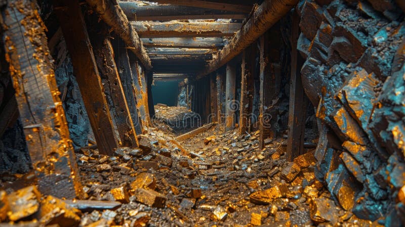 Large Wood Piece on Pile of Rocks Stock Image - Image of environment ...