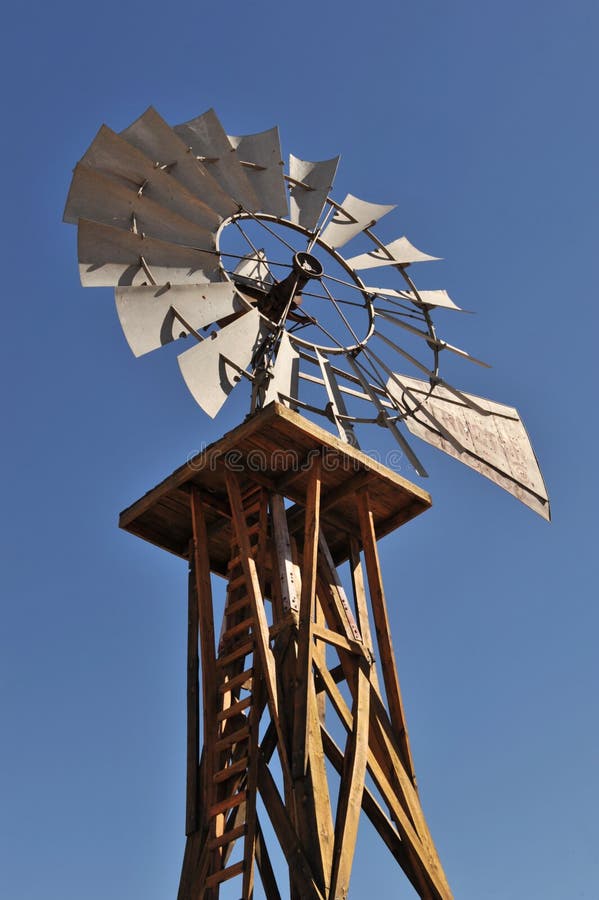 Large Wooden Windmill stock photo. Image of ladder, spin - 18433844