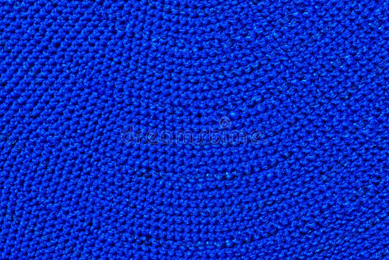 Large Wool Knitting of Blue Color. Solid Surface Stock Photo - Image of ...