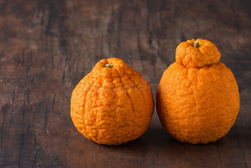 Large, Wrinkled, Fresh Orange on a Rustic Background, Ready To Peel ...