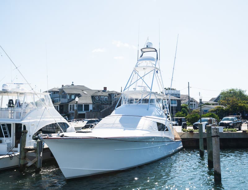 Large Yachts in the Harbors of Cape Cod, Massachusetts. Editorial Image ...
