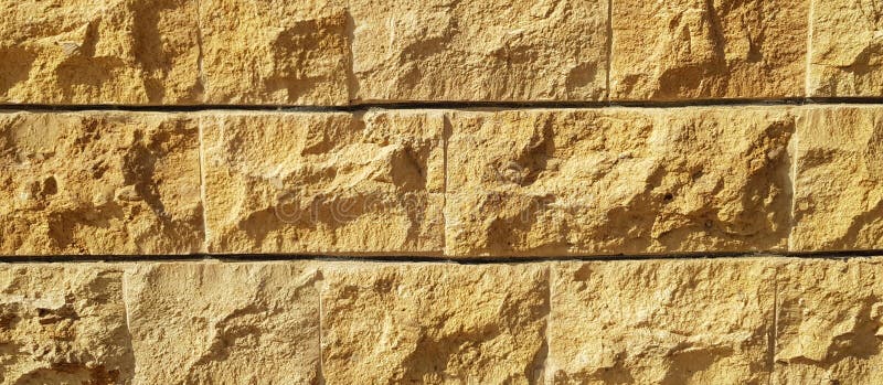 Large Yellow Brown Stone Brick Pattern Stock Photo - Image of temple ...