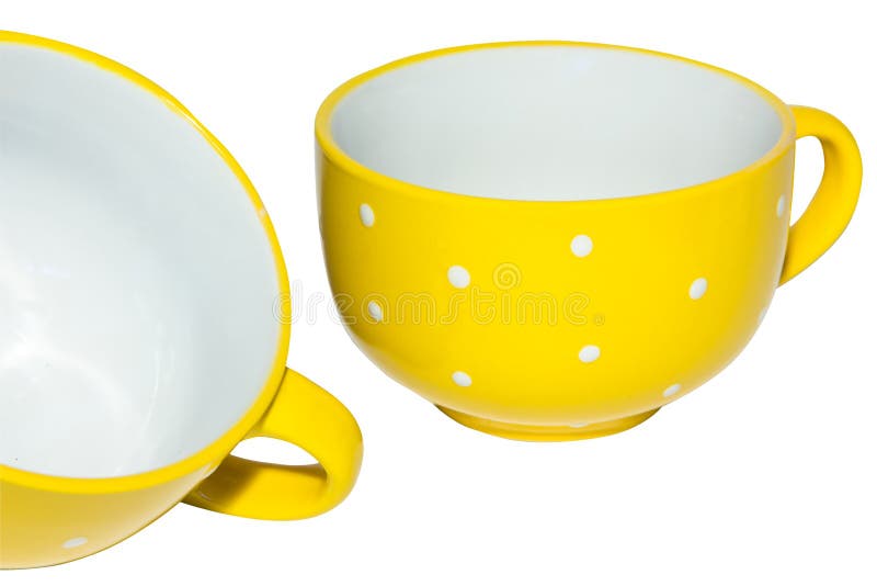 Large yellow cup stock photo. Image of friendly, crockery - 53034616