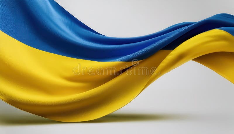 Joyful Yellow Ribbon Billowing in the Wind Creates a Vibrant ...