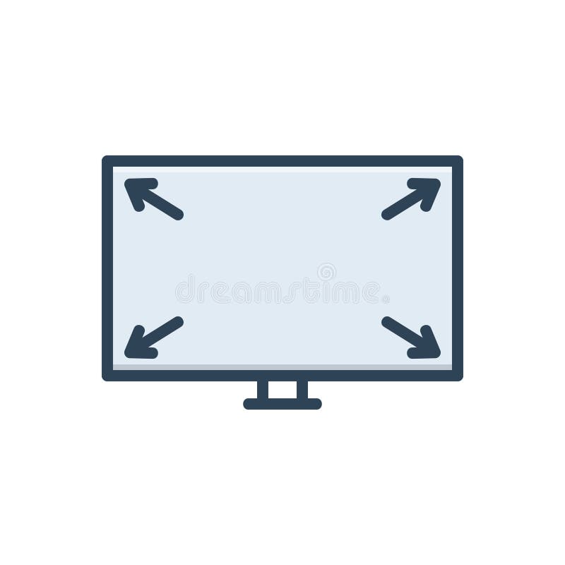 Large Big Great Huge Monitor Stock Illustrations – 10 Large Big Great ...