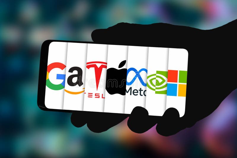 Largest American Technology Companies Editorial Stock Photo - Image of ...