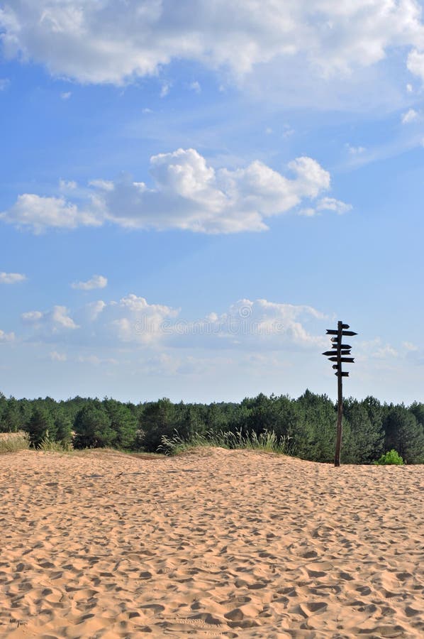 The Largest Desert in Europe. Stock Image - Image of draught ...
